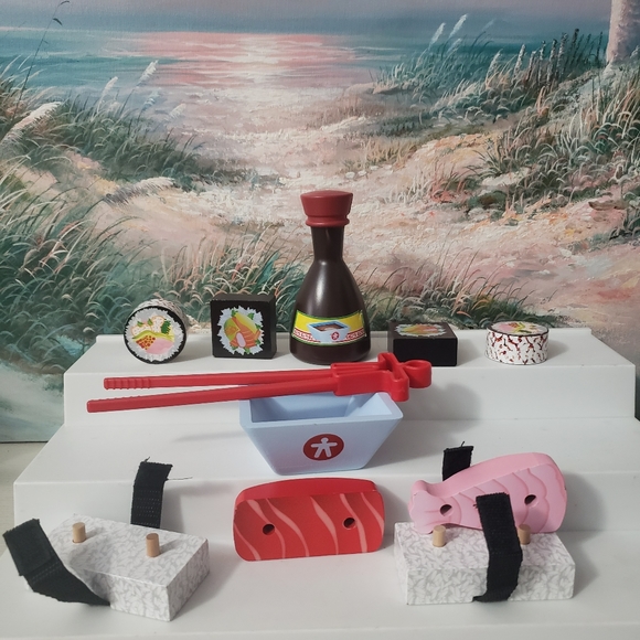 Kidkraft | Toys | Wooden Sushi Toy Set | Poshmark